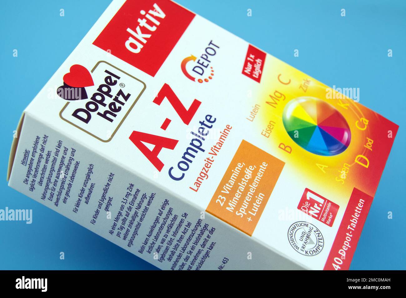 Hamburg, Germany - January 21 2023: Doppelherz Vitamintabletten A-Z ...