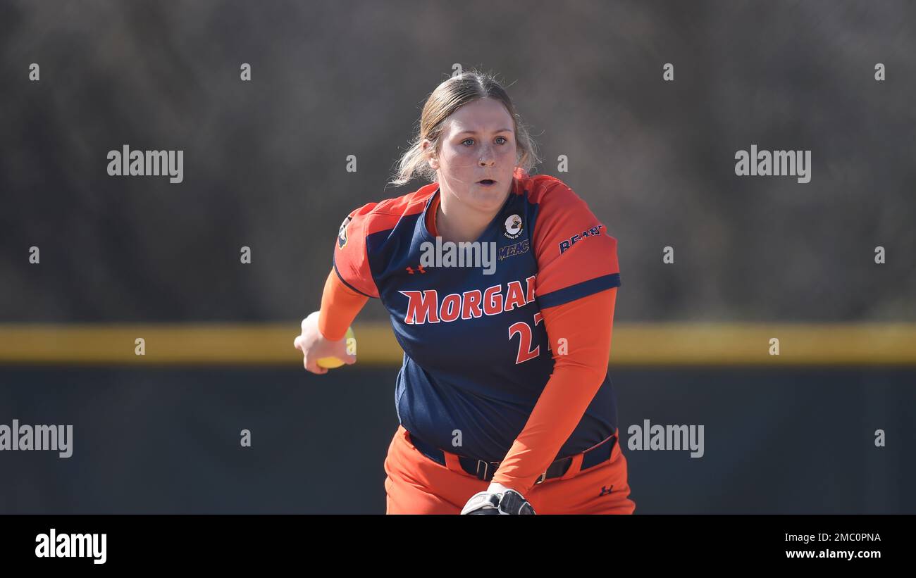 Morgan State pitcher Victoria Fletcher during an NCAA softball game on ...