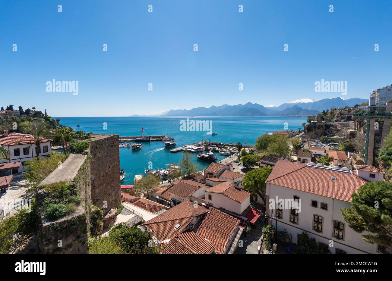 Antalya card Reich historical block landscape Stock Photo - Alamy