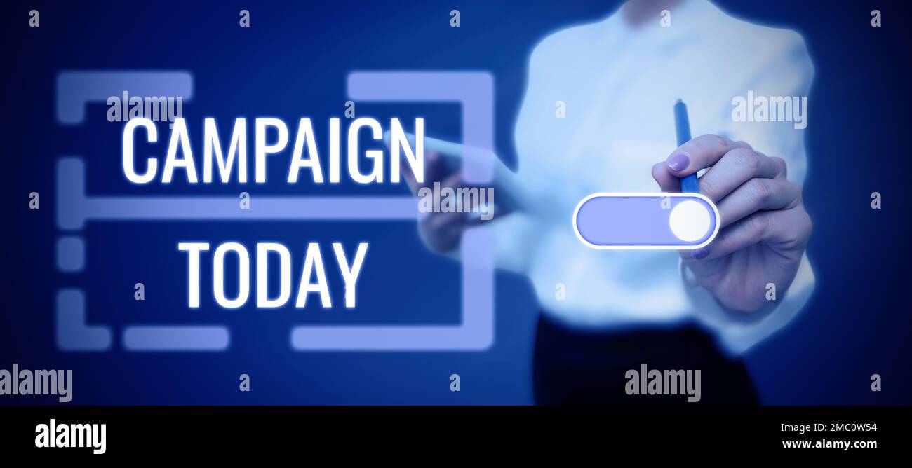 Writing displaying text Campaign. Internet Concept organized course of ...