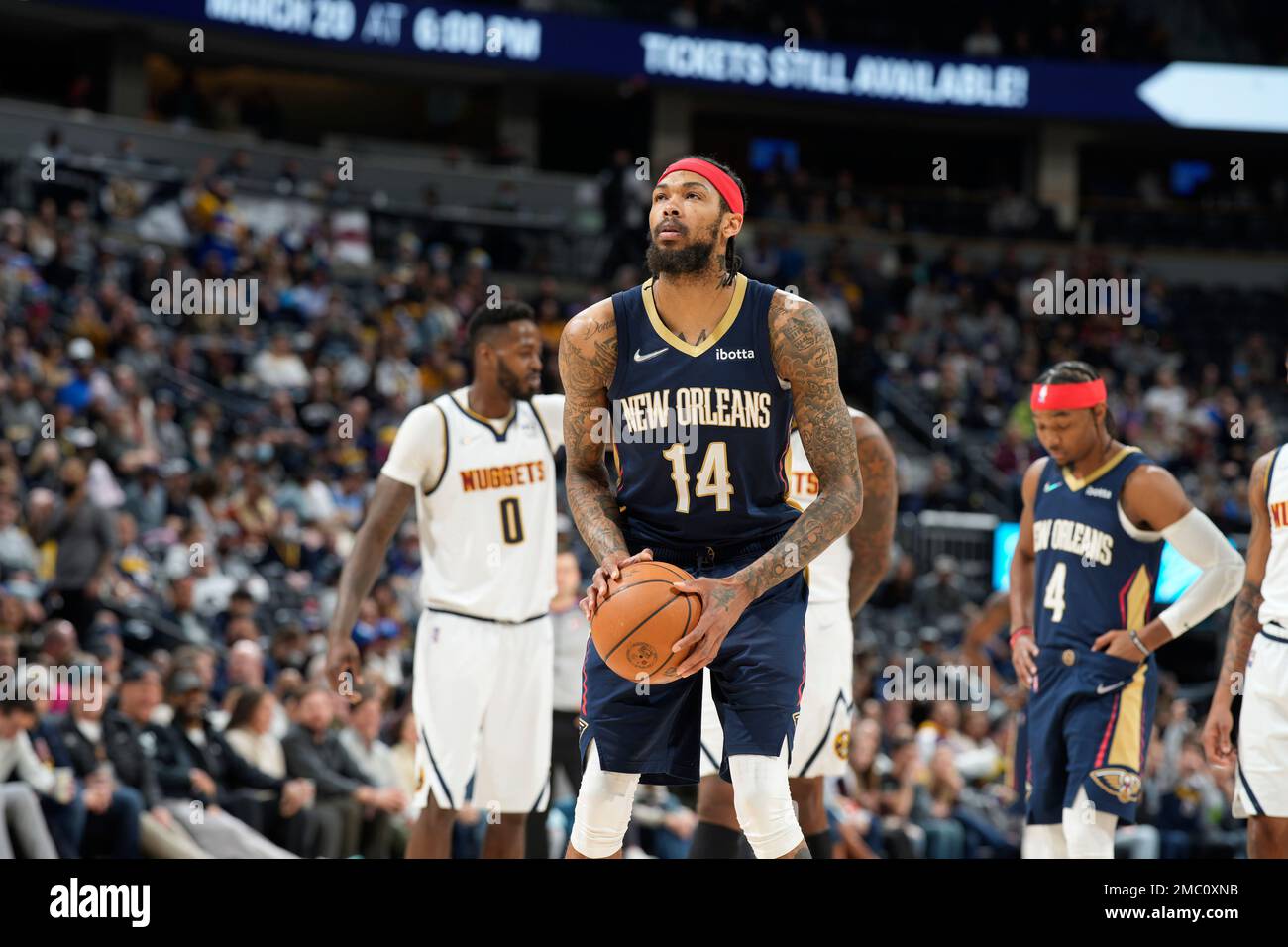 New Orleans Pelicans forward Brandon Ingram (14) in the second half of ...