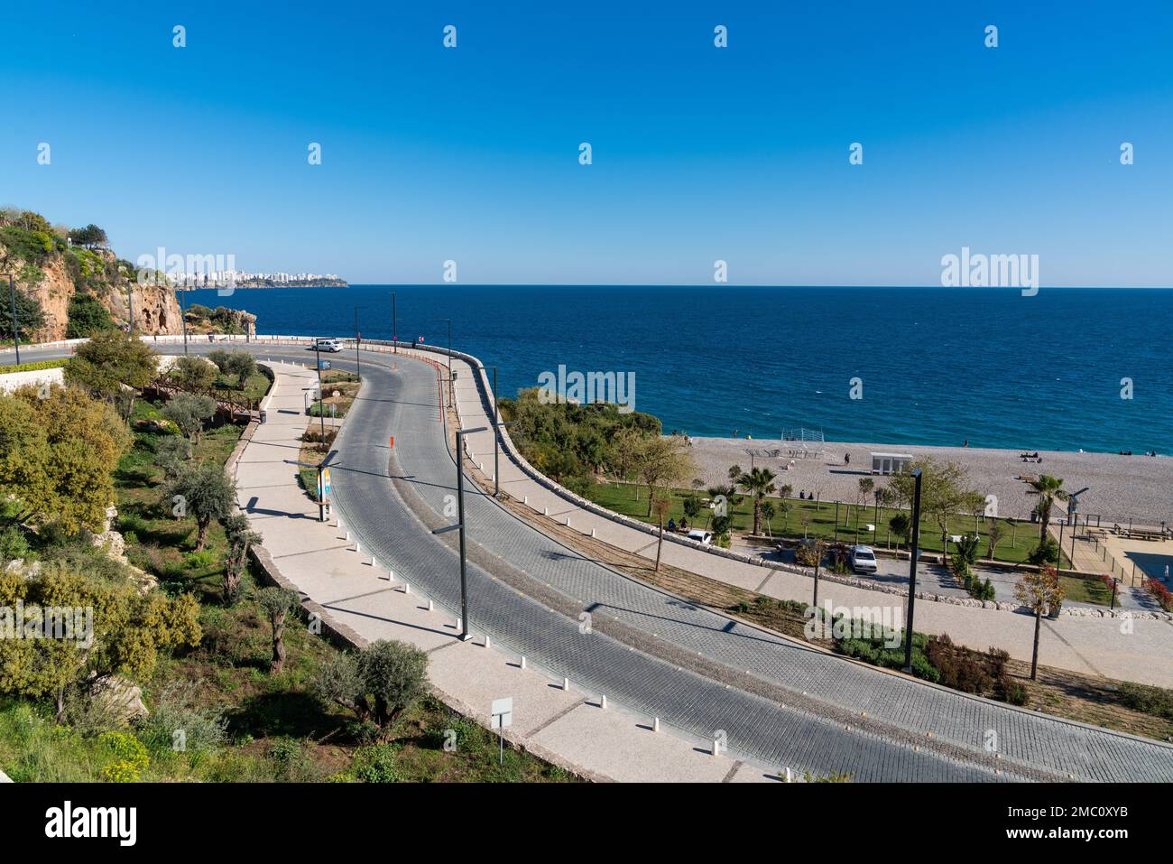 Antalya Mediterranean scenery Stock Photo - Alamy