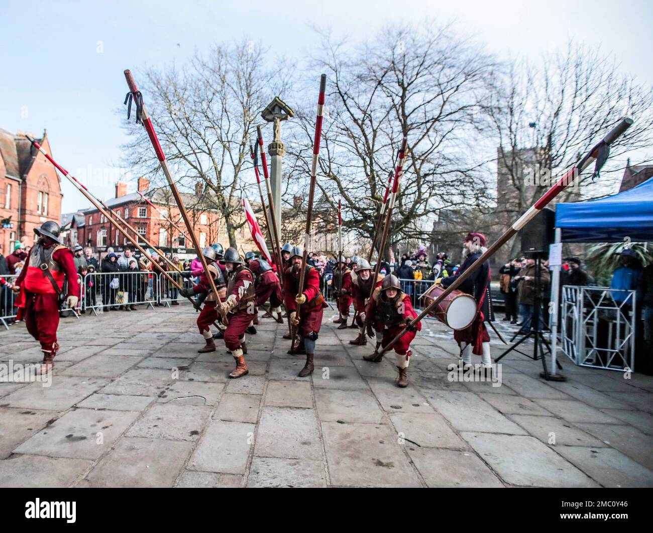 Nantwich Cheshire 21 January 2023 During the English Civil War, the ...