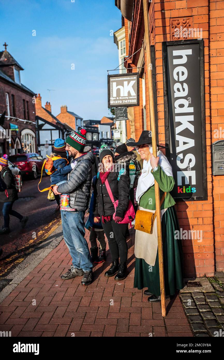 Nantwich Cheshire 21 January 2023 During the English Civil War, the ...