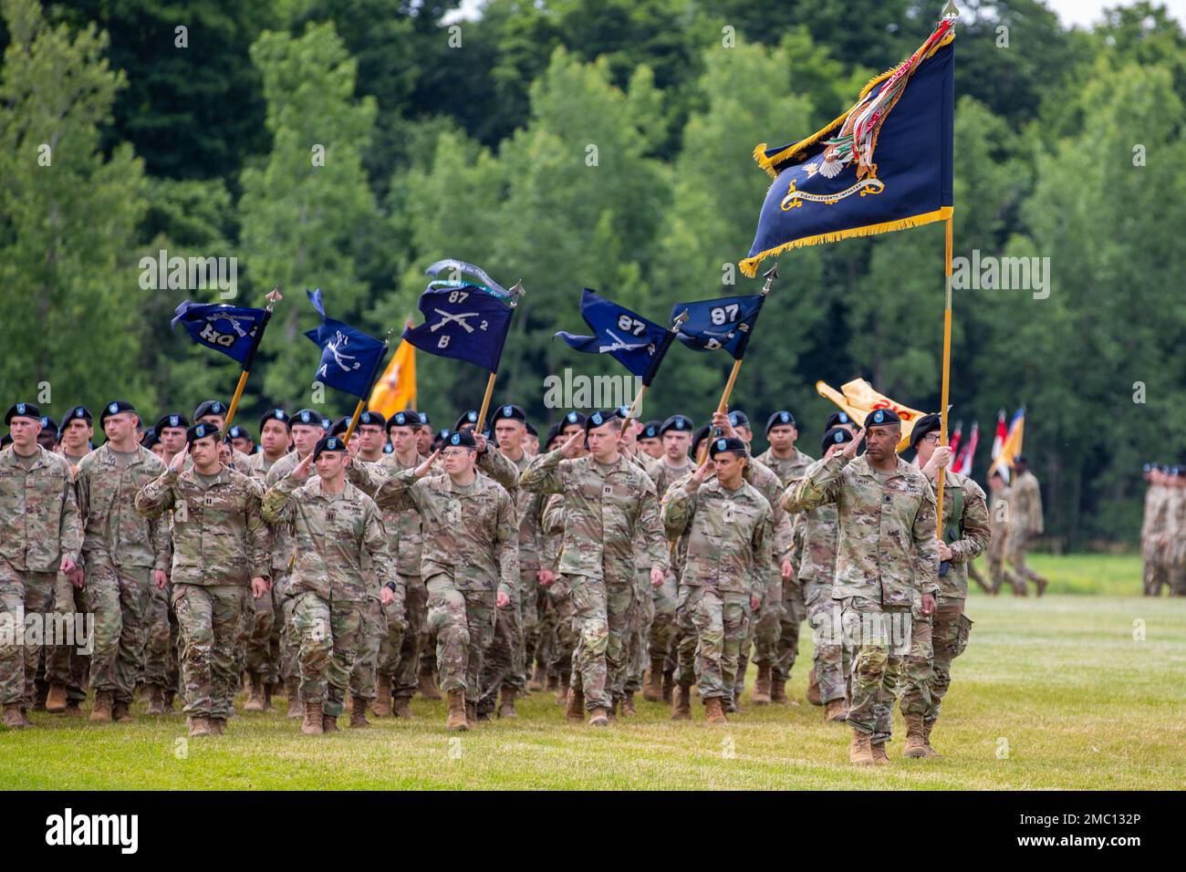The 2nd Brigade Combat Team, 10th Mountain Division, held a Change of ...