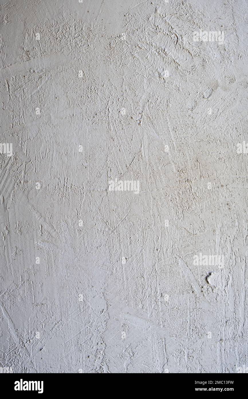 Old white limewashed wall plaster texture Stock Photo - Alamy