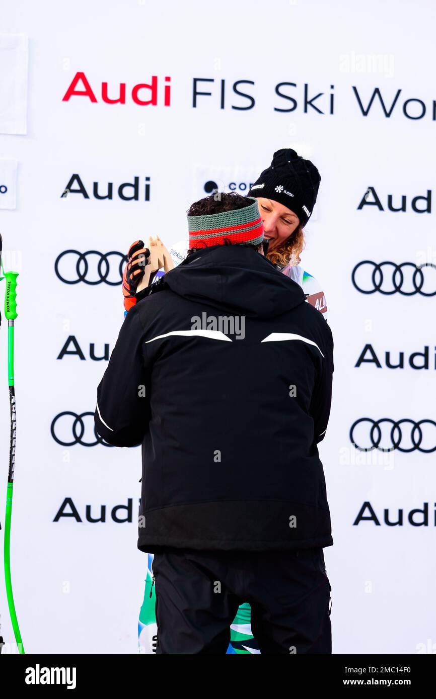 Olympia delle Tofane, Cortina d’Ampezzo, Italy, January 21, 2023 ...