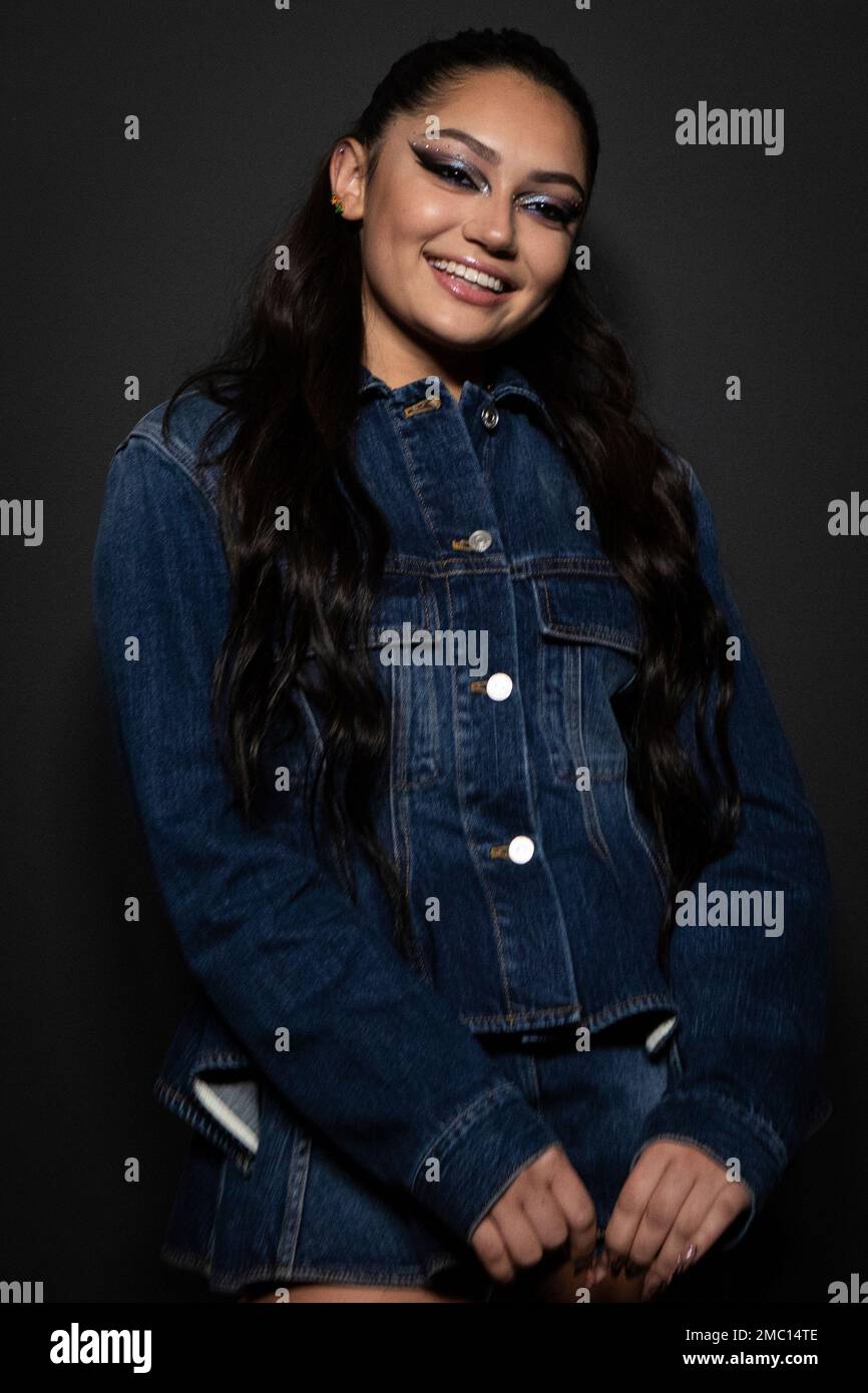 Avani poses for photographers ahead of the Givenchy Ready To Wear Fall ...