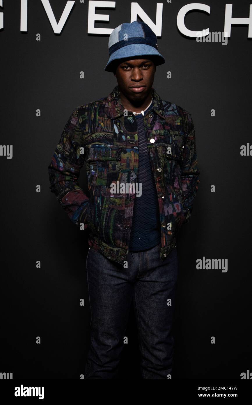 Daniel Caesar poses for photographers ahead of the Givenchy Ready To ...