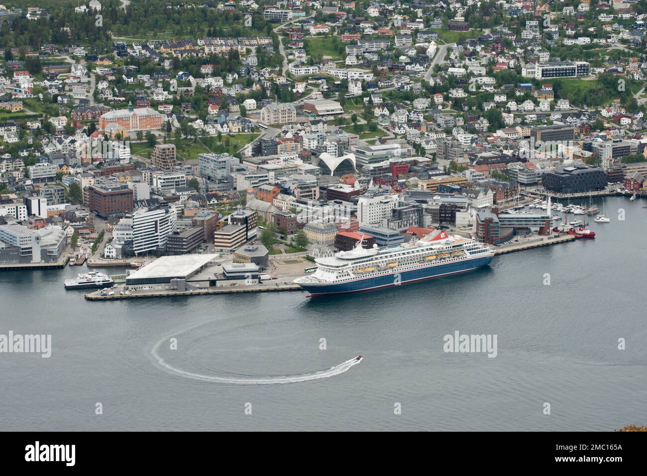 View of Tromso from Storstein, Tromso, Norway Stock Photo - Alamy