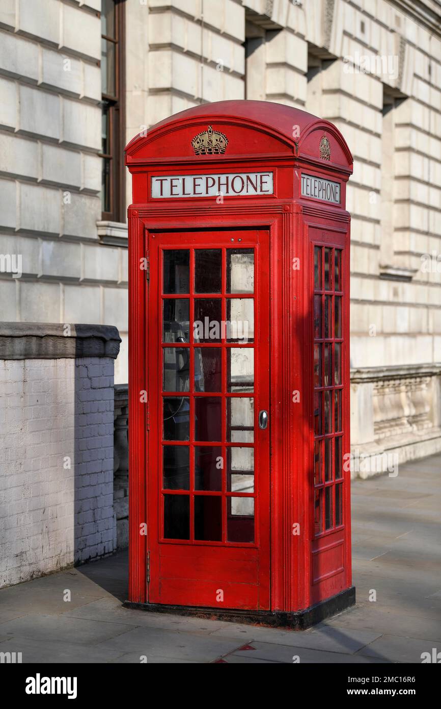 Red telephone box, Westminster, London, England, United Kingdom Stock ...