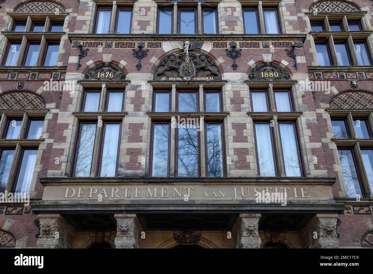 Department van Justitie, Courthouse at Het Plein Square, The Hague ...
