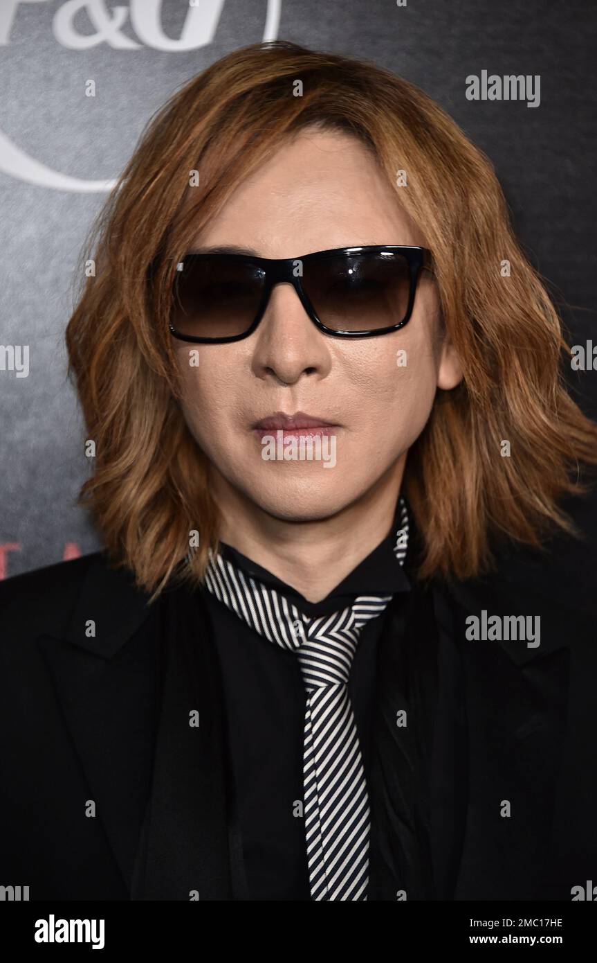 Yoshiki arrives at the Time Women of the Year Gala, Tuesday, March 8, 2022, at Spago in Beverly ...