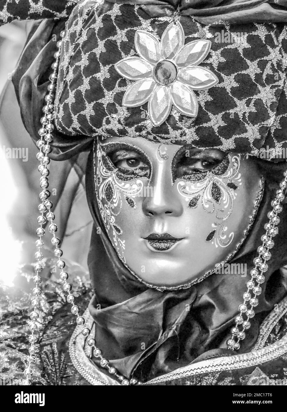 Traditional carnival Venice mask decoration Stock Photo - Alamy