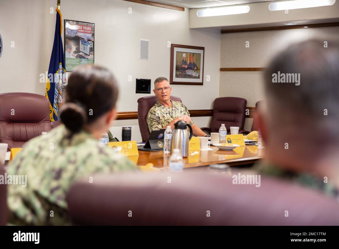 Capt. David Thames, Commander, Naval Surface Forces Atlantic’s force ...