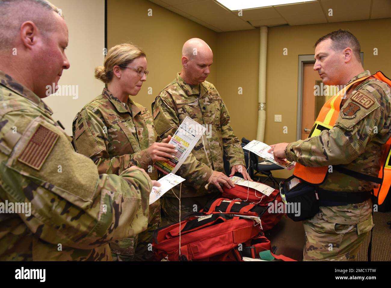 U.S. Air National Guard Lt. Col. James Torsney, an Optometrist, Maj ...