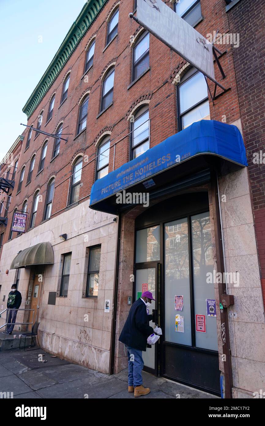 A man enters the overdose prevention center at OnPoint NYC in New York ...