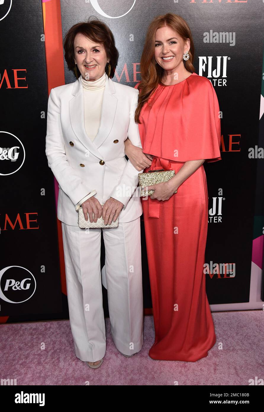 Elspeth Reid, left, and Isla Fisher arrive at the Time Women of the ...