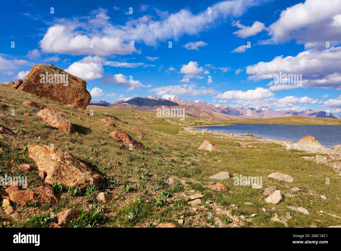 Dream Lake, Kakshaal Too in the Tian Shan mountains near the Chinese ...