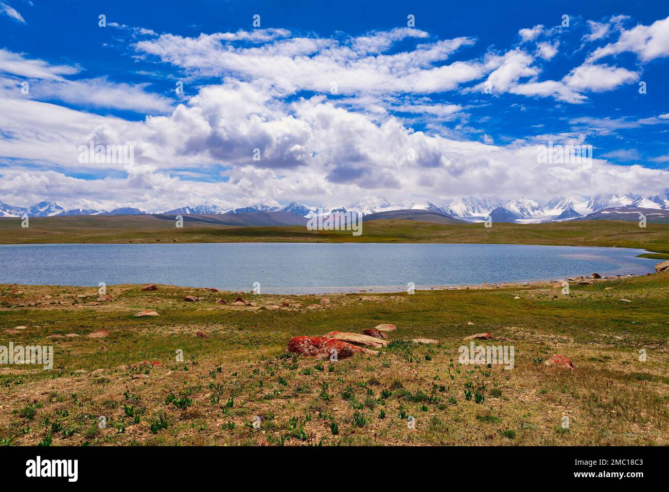 Dream Lake, Kakshaal Too in the Tian Shan mountains near the Chinese ...