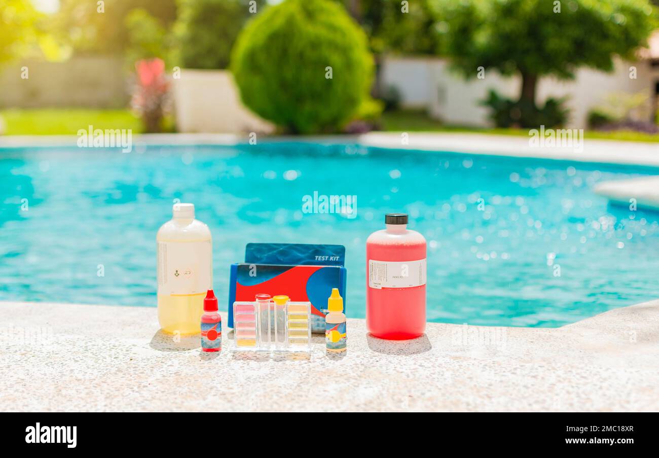 Oto and phenol Kit for pool, Water testing kit for swimming pools ...