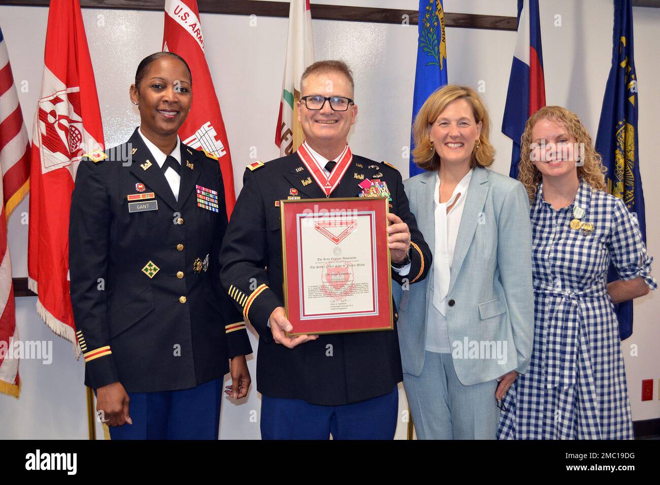 Col. James Handura received several awards prior to relinquishing ...