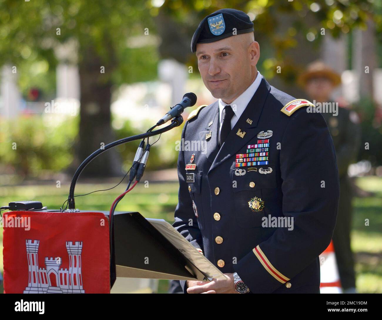 Sacramento District’s Incoming commander, Col. Chad Caldwell, addresses ...