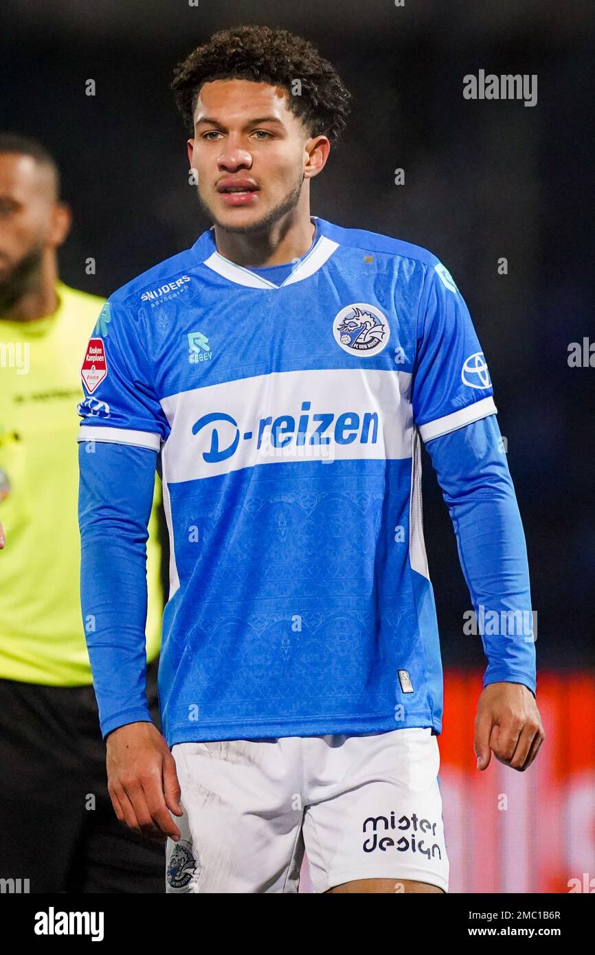 DEN BOSCH, NETHERLANDS - JANUARY 20: Ibane Bowat of FC Den Bosch looks ...