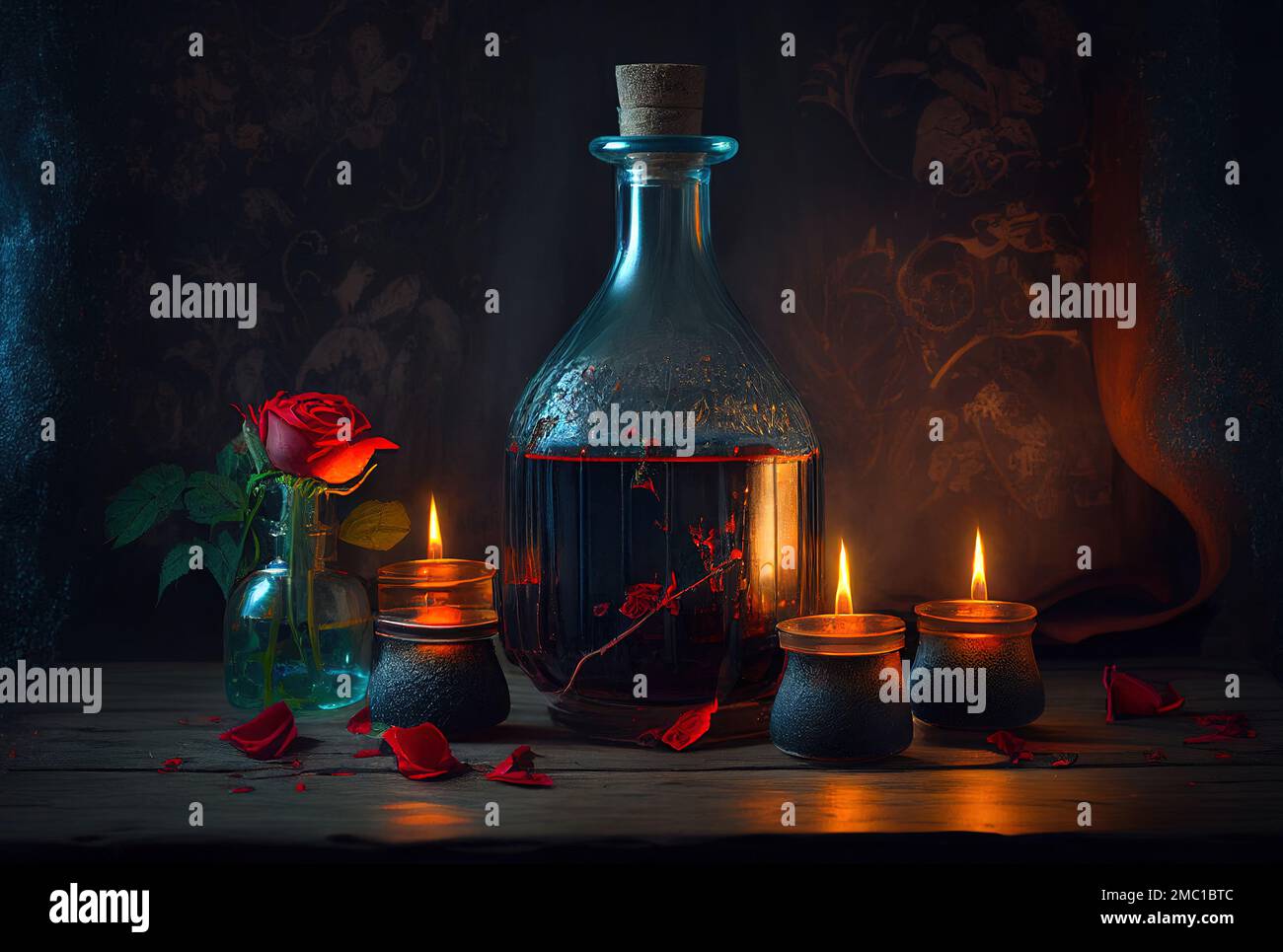 mystical abstract plot on the theme of astrology and witchcraft with ...