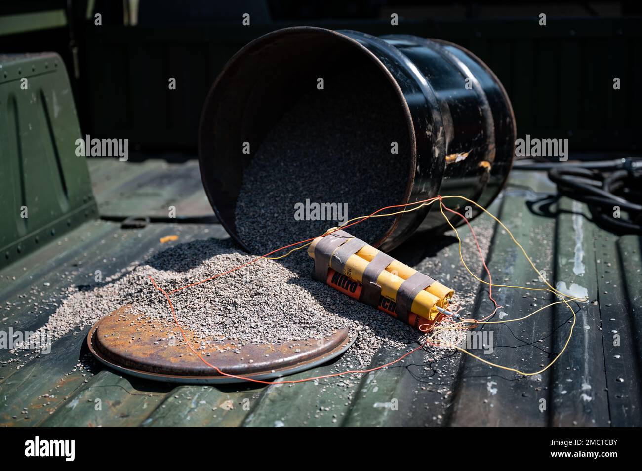 The 45th Civil Engineer Squadron Explosive Ordnance Disposal team ...