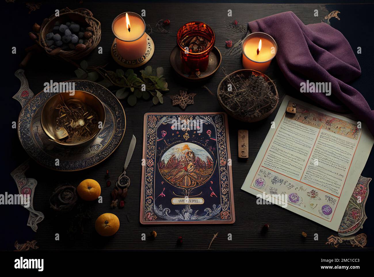 mystical abstract plot on the theme of astrology and witchcraft with ...