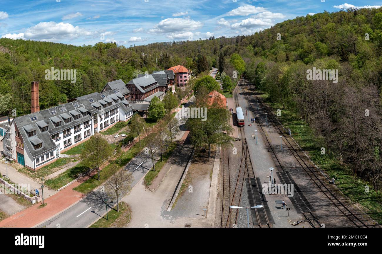 Alexisbad Selketal Harz railway station Stock Photo - Alamy