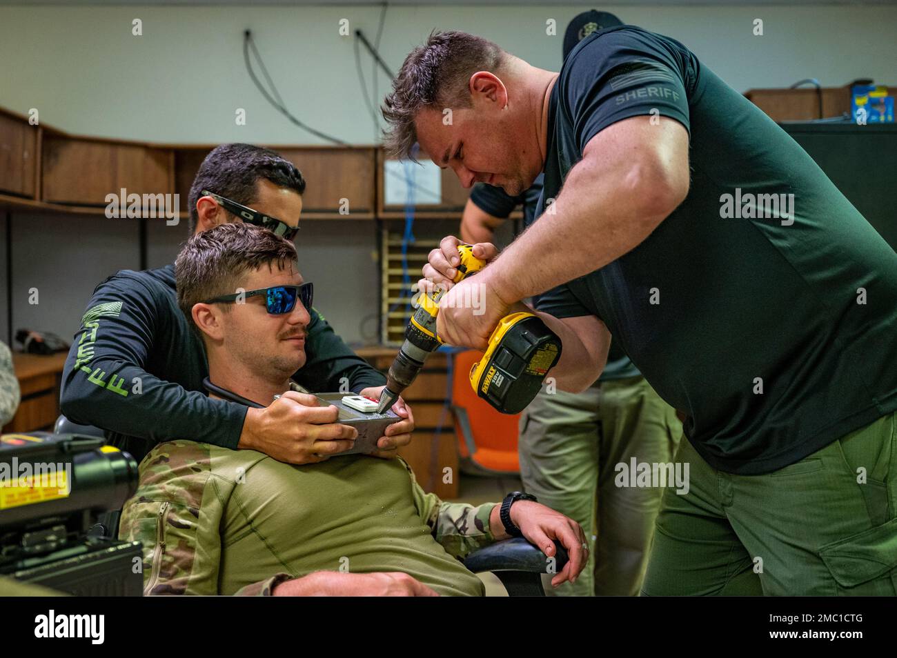 The 45th Civil Engineer Squadron Explosive Ordnance Disposal team ...