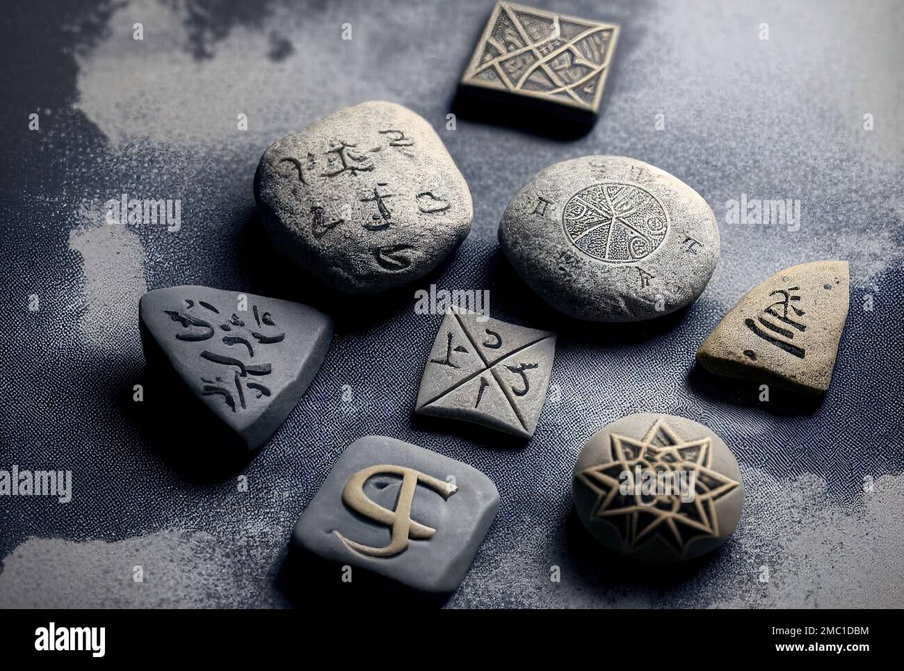 mystical abstract plot on the theme of astrology and witchcraft with ...