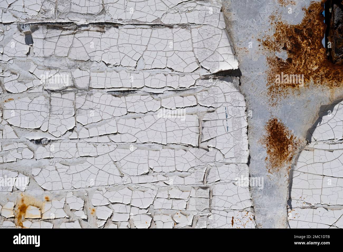 Old panel with scraps of worn out peeling paint, grunge background ...