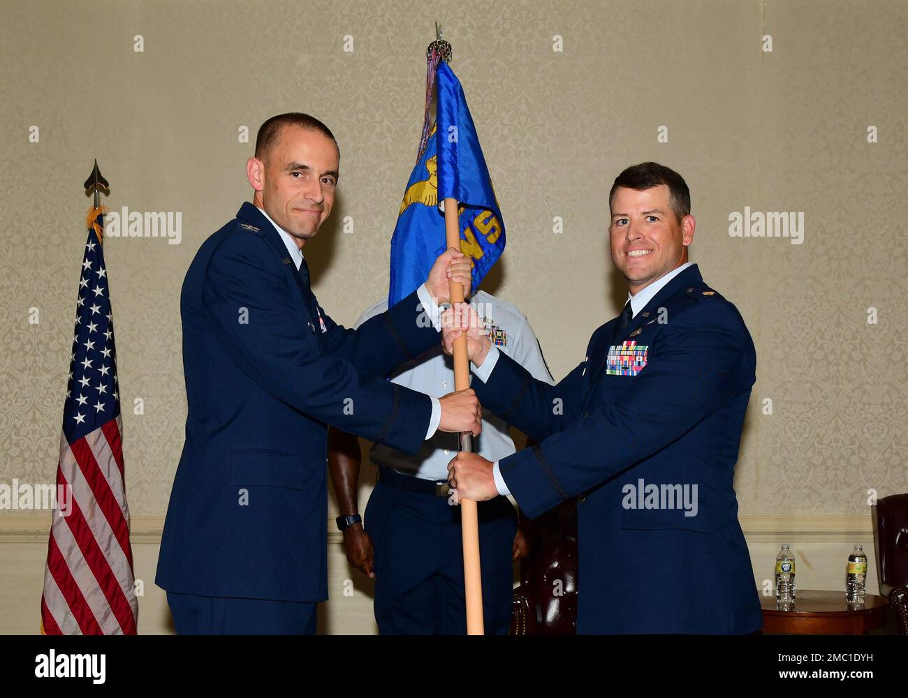 U.S. Air Force Maj. Raymond L. Mims, 628th Comptroller Squadron inbound ...