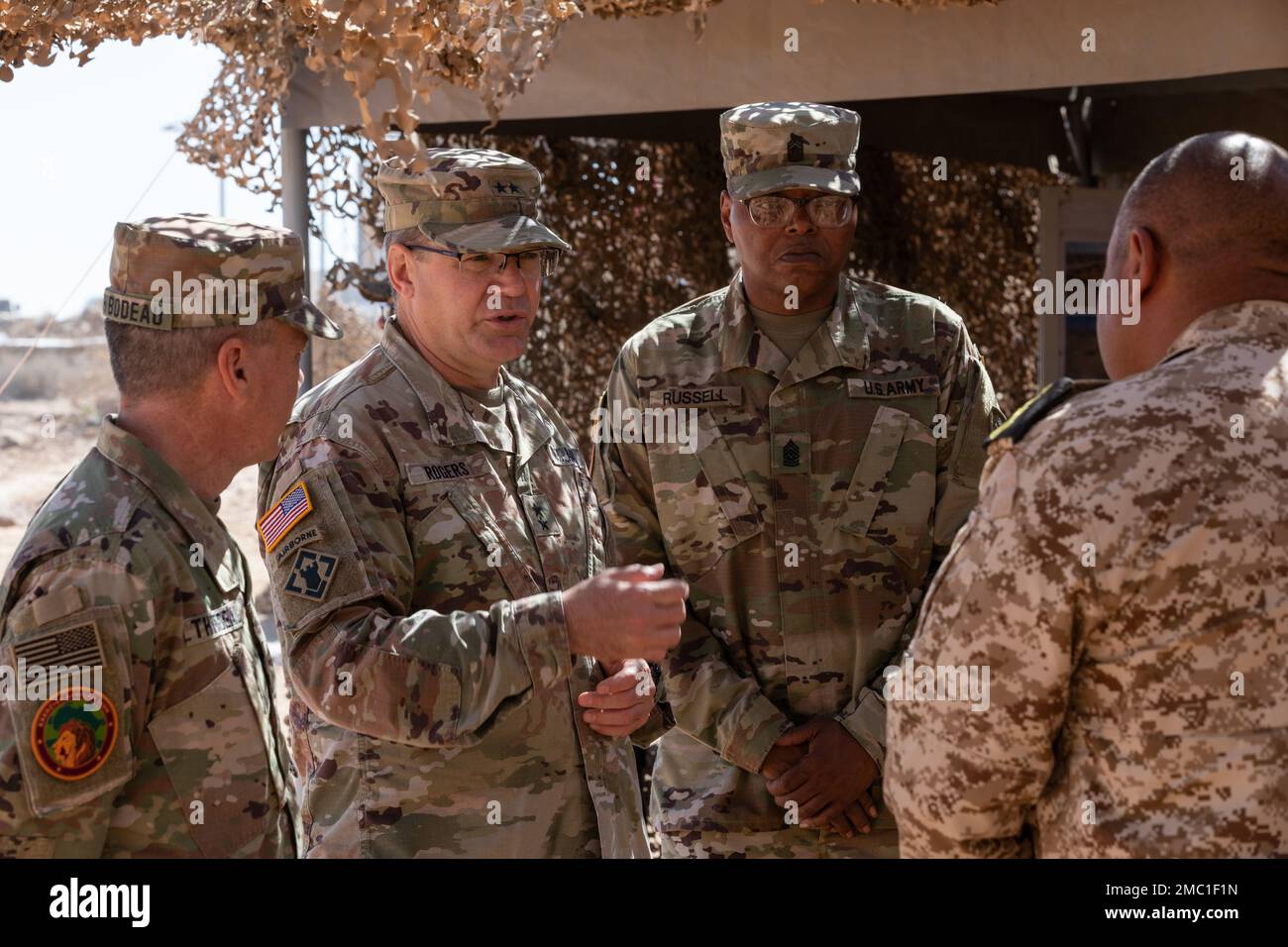 (From left to right) Brig. Gen. Patrick Thibodeau, the deputy ...