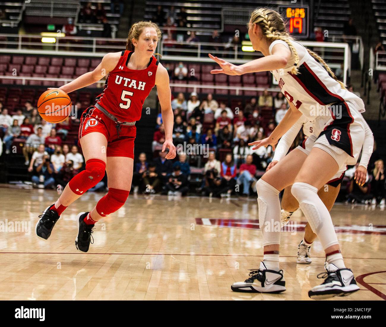 Maples Pavilion Palo Alto, CA. 20th Jan, 2023. U.S.A. Utah guard Gianna ...
