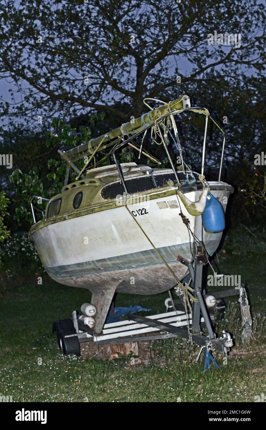 Neglected boat storage hi-res stock photography and images - Alamy