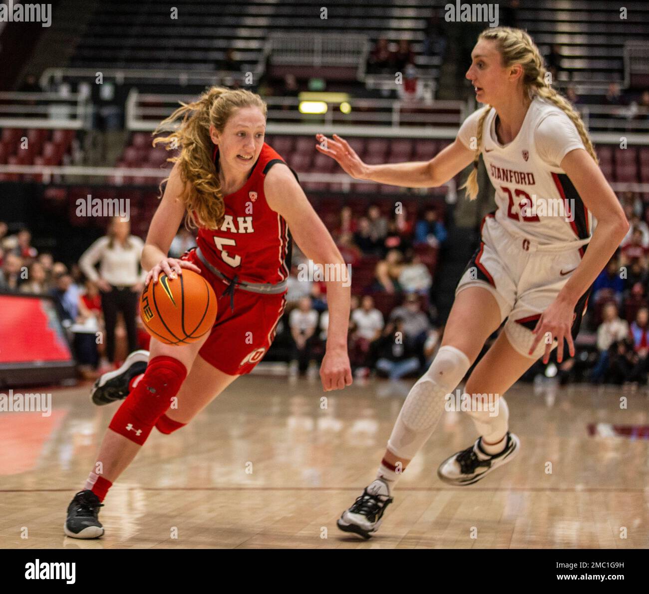 Maples Pavilion Palo Alto, CA. 20th Jan, 2023. U.S.A. Utah guard Gianna ...