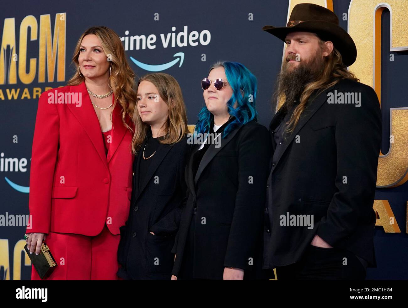 Chris Stapleton, from right, Ada Stapleton, Wayland Stapleton, and ...