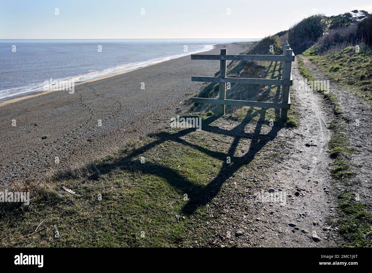 coastal path sizewell suffolk england Stock Photo - Alamy
