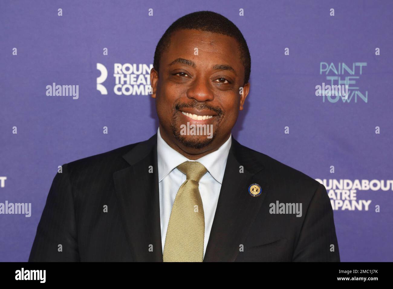 Lieutenant Gov. of New York Brian Benjamin attends the Roundabout ...