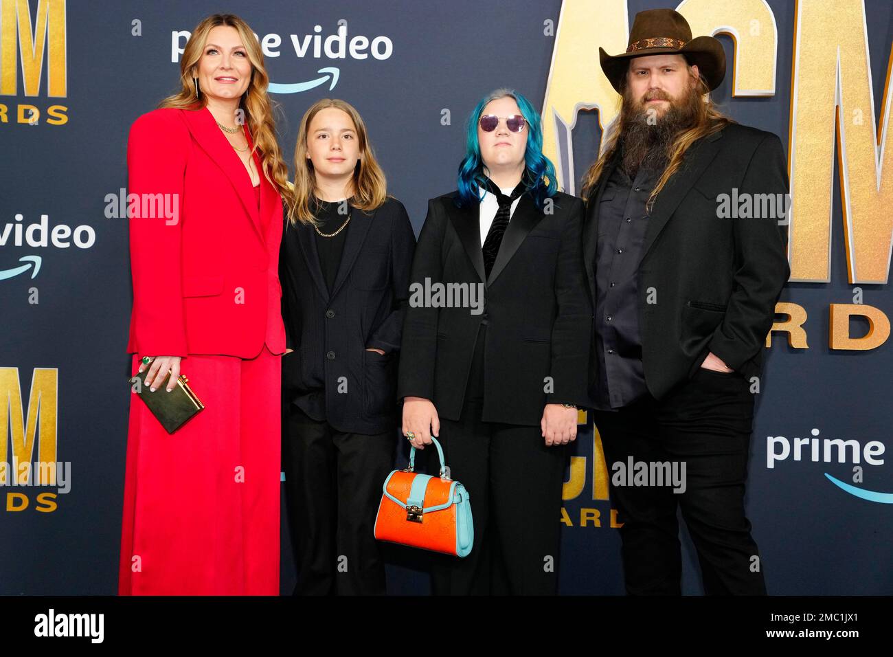 Chris Stapleton, from right, Ada Stapleton, Wayland Stapleton, and ...