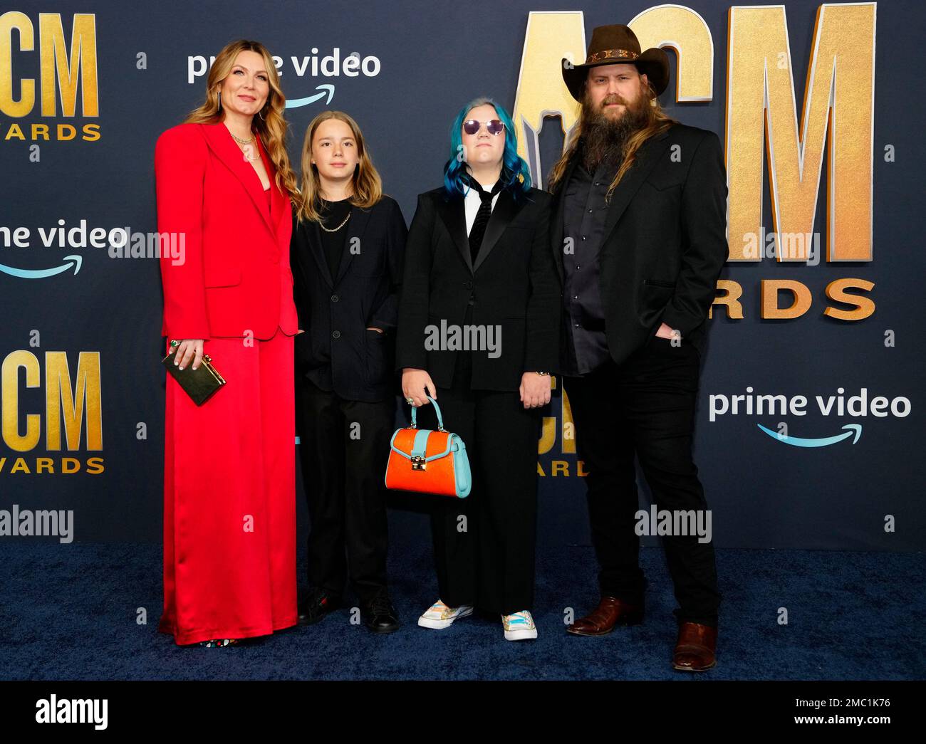 Chris Stapleton, from right, Ada Stapleton, Wayland Stapleton, and ...