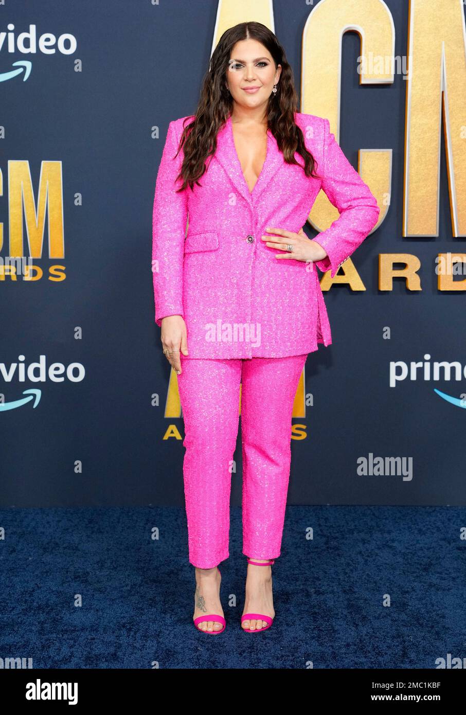 Hillary Scott of Lady A arrives at the 57th Academy of Country Music ...