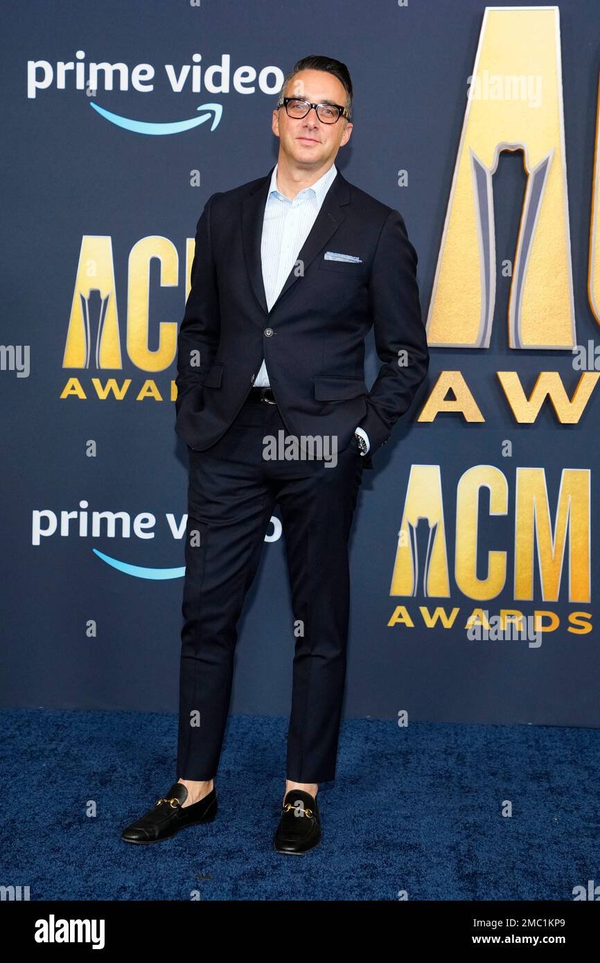 Adam Stotsky arrives at the 57th Academy of Country Music Awards on ...