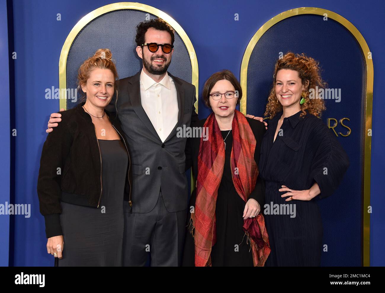 Monica Hellstrom, from left, Jonas Poher Rasmussen, Signe Byrge ...