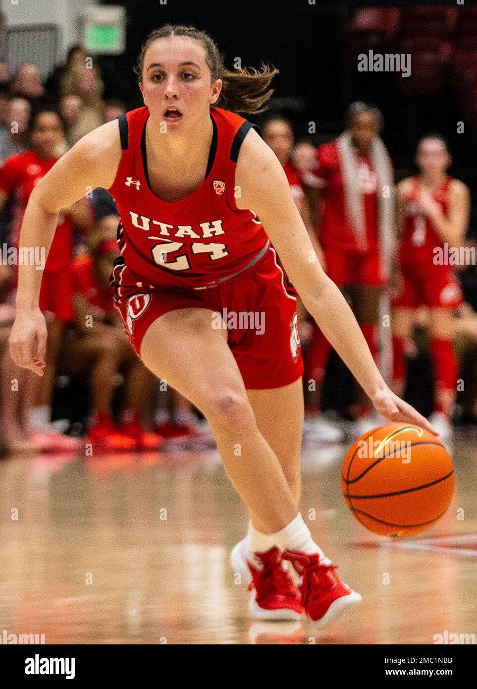 Maples Pavilion Palo Alto, CA. 20th Jan, 2023. U.S.A. Utah guard ...