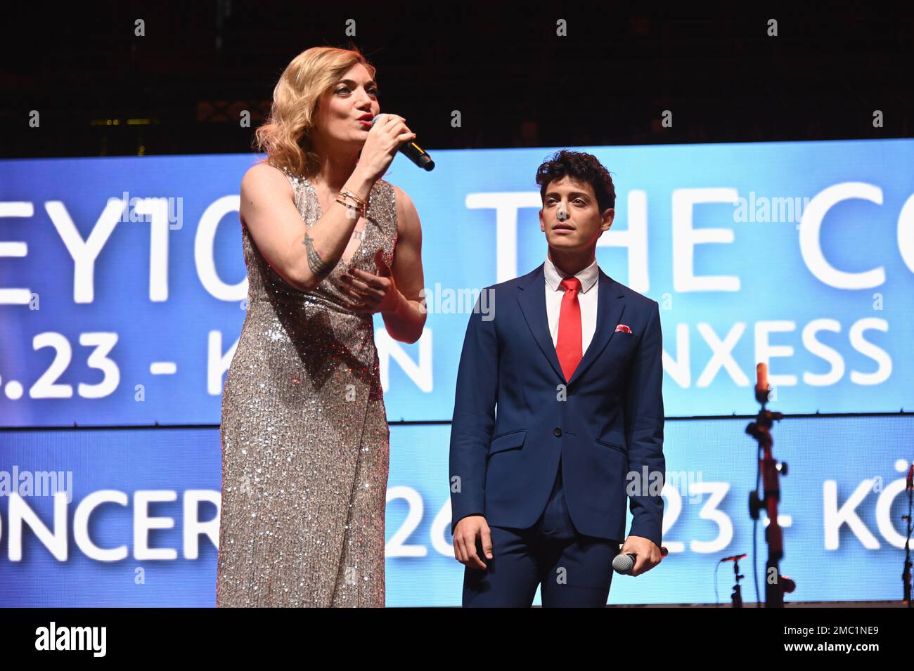 Cologne, Germany. 20th Jan, 2023. The performers and singers Roberta ...
